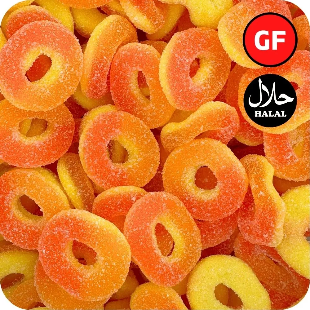 Peach Rings | Fizzy Pick and Mix Sweets Online Delivery